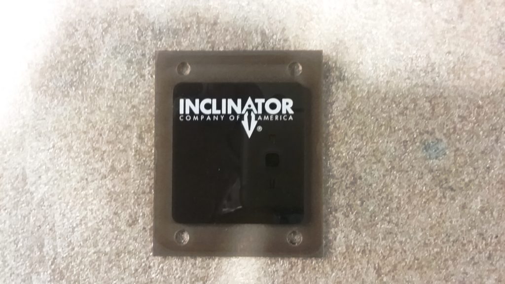 PRINTED LENS, HALL CALL-INDICATOR | Inclinator Dealer Access Portal
