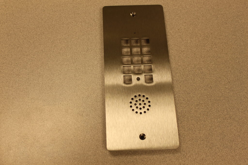 FLAT MOUNT PHONE MODUL BRUSHED STAINLESS | Inclinator Dealer Access Portal