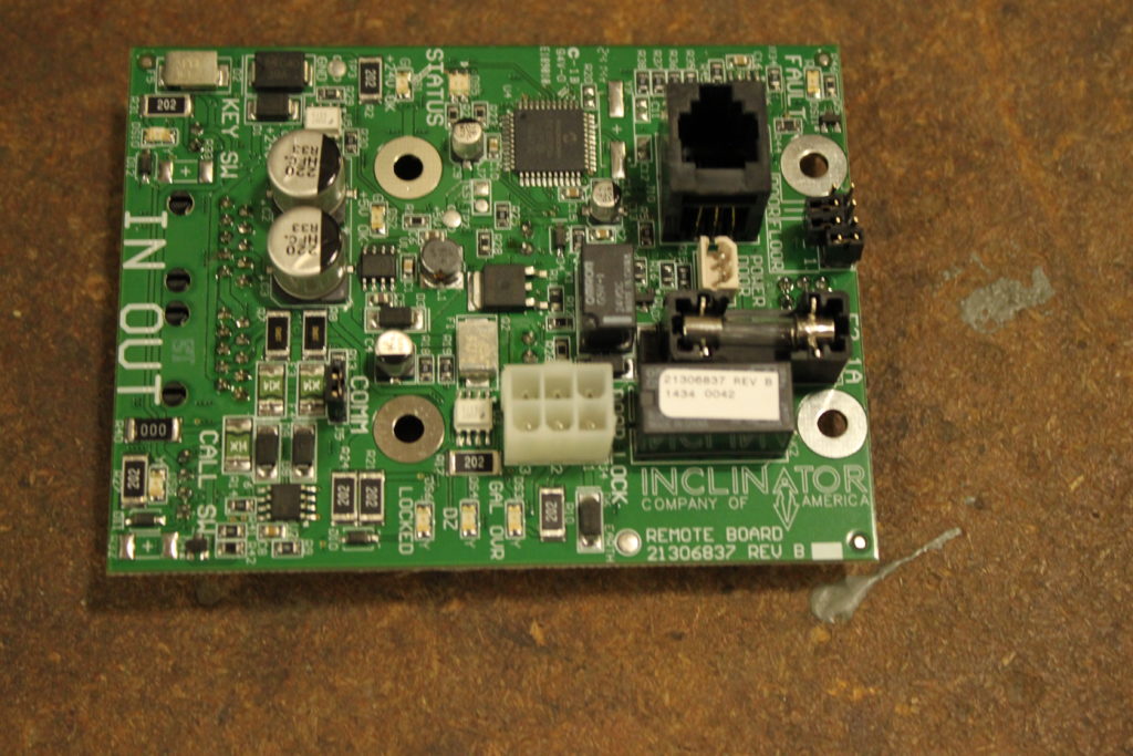 REMOTE BOARD REV B | Inclinator Dealer Access Portal